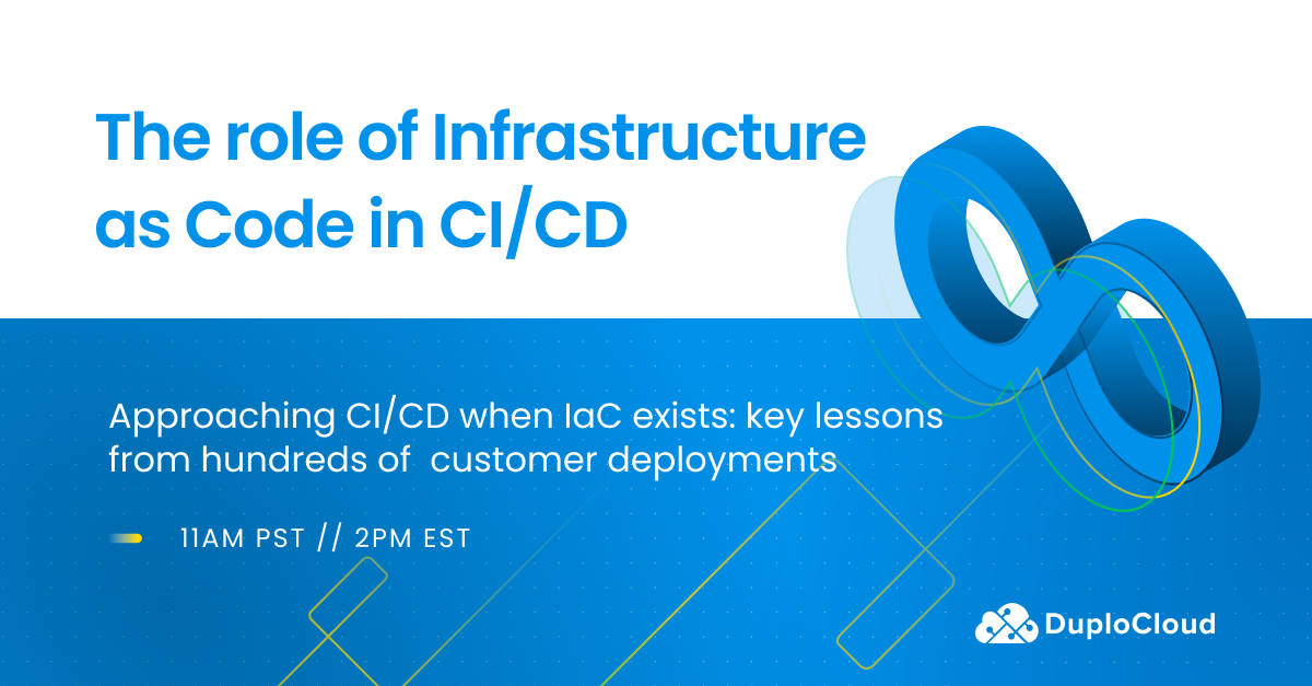Approaching CI/CD when IaC exists - Webinar